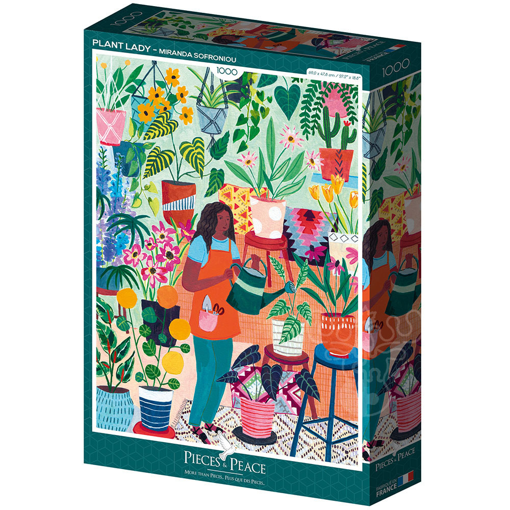 Pieces & Peace Plant Lady Puzzle 1000pcs - Puzzles Canada