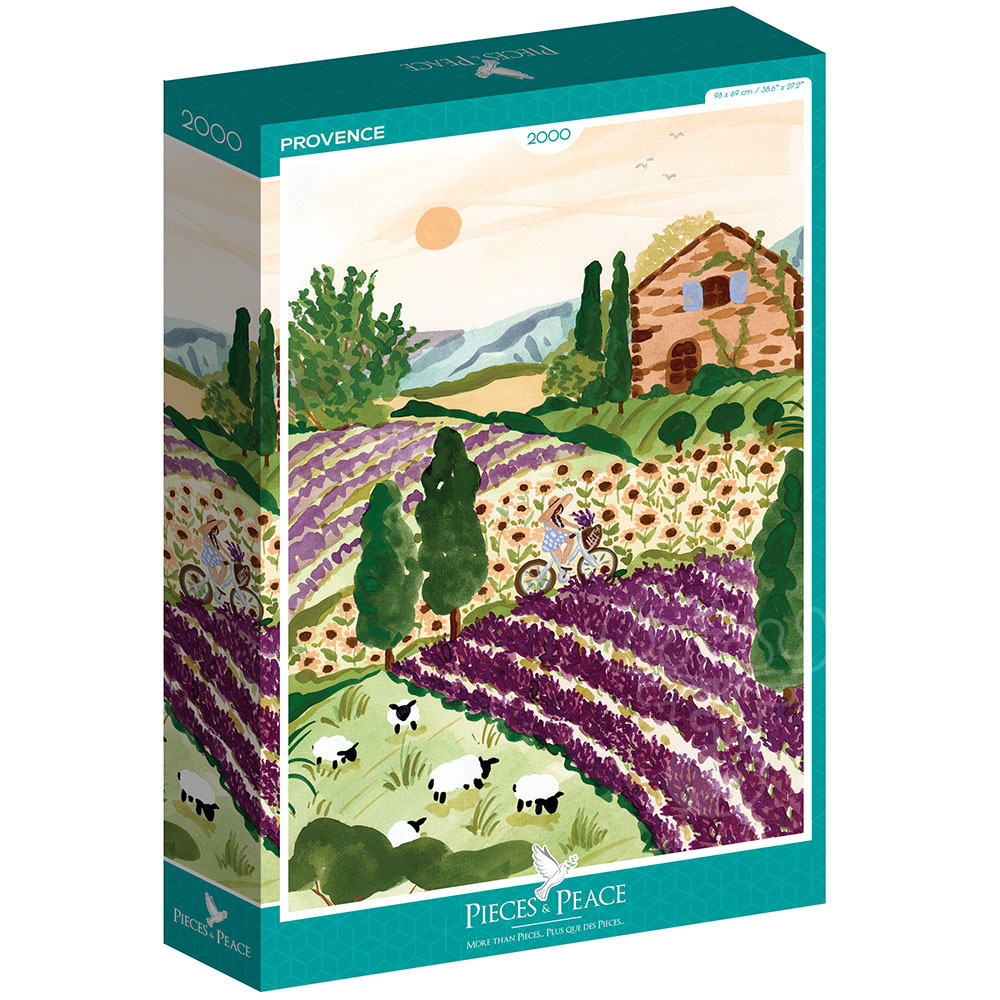 Pieces & Peace Provence Puzzle 2000pcs - Puzzles Canada