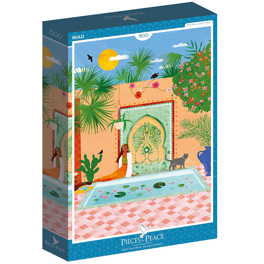 Pieces & Peace Riad Puzzle 1500pcs - Puzzles Canada