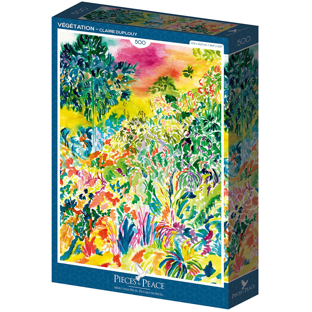 Pieces & Peace Végétation Puzzle 500pcs - Puzzles Canada