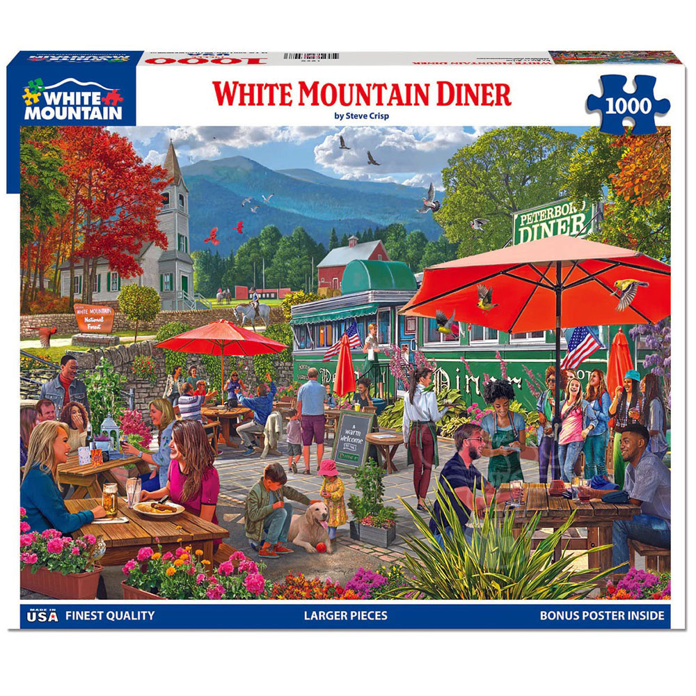 White Mountain White Mountain Diner Puzzle 1000pcs - Puzzles Canada