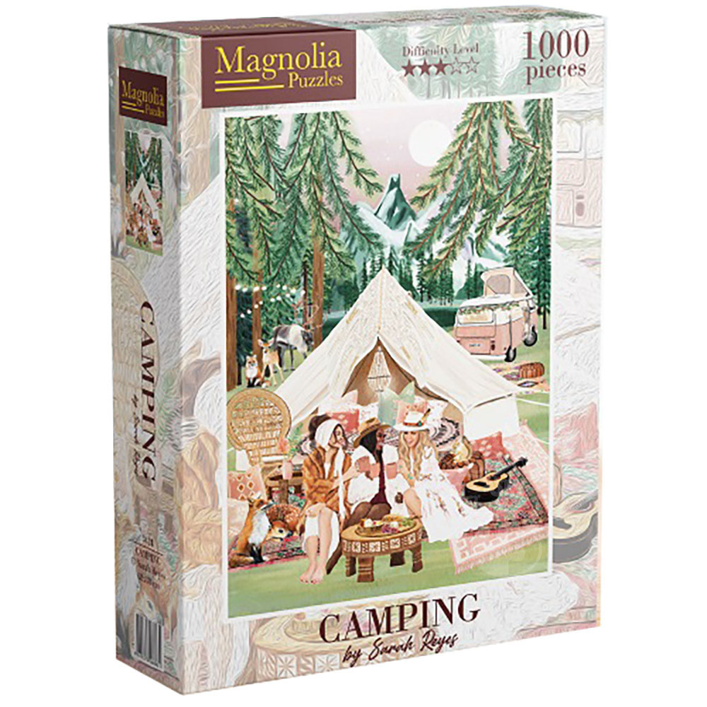 Magnolia Camping Puzzle 1000pcs - Puzzles Canada