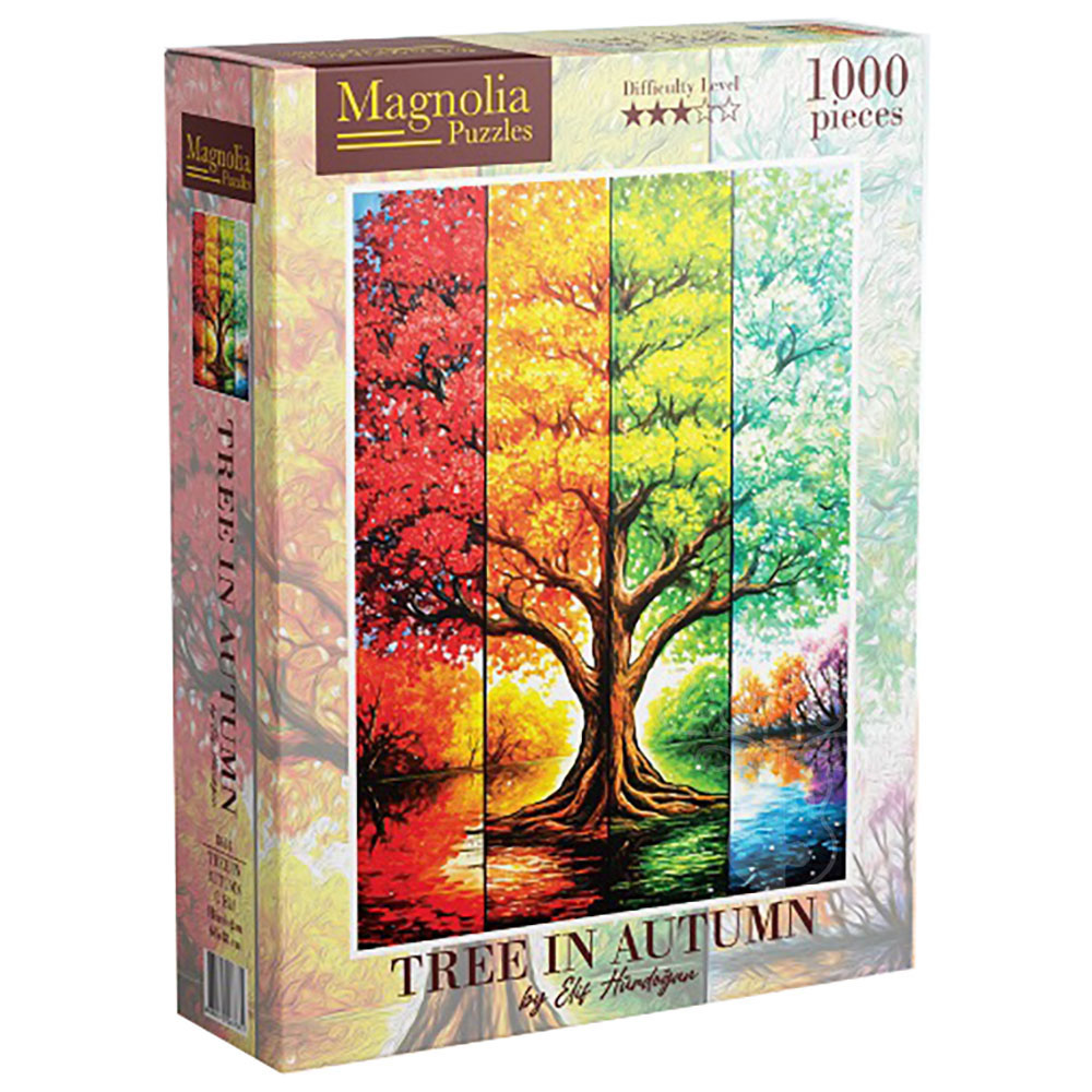 Magnolia Tree in Autumn Puzzle 1000pcs - Puzzles Canada