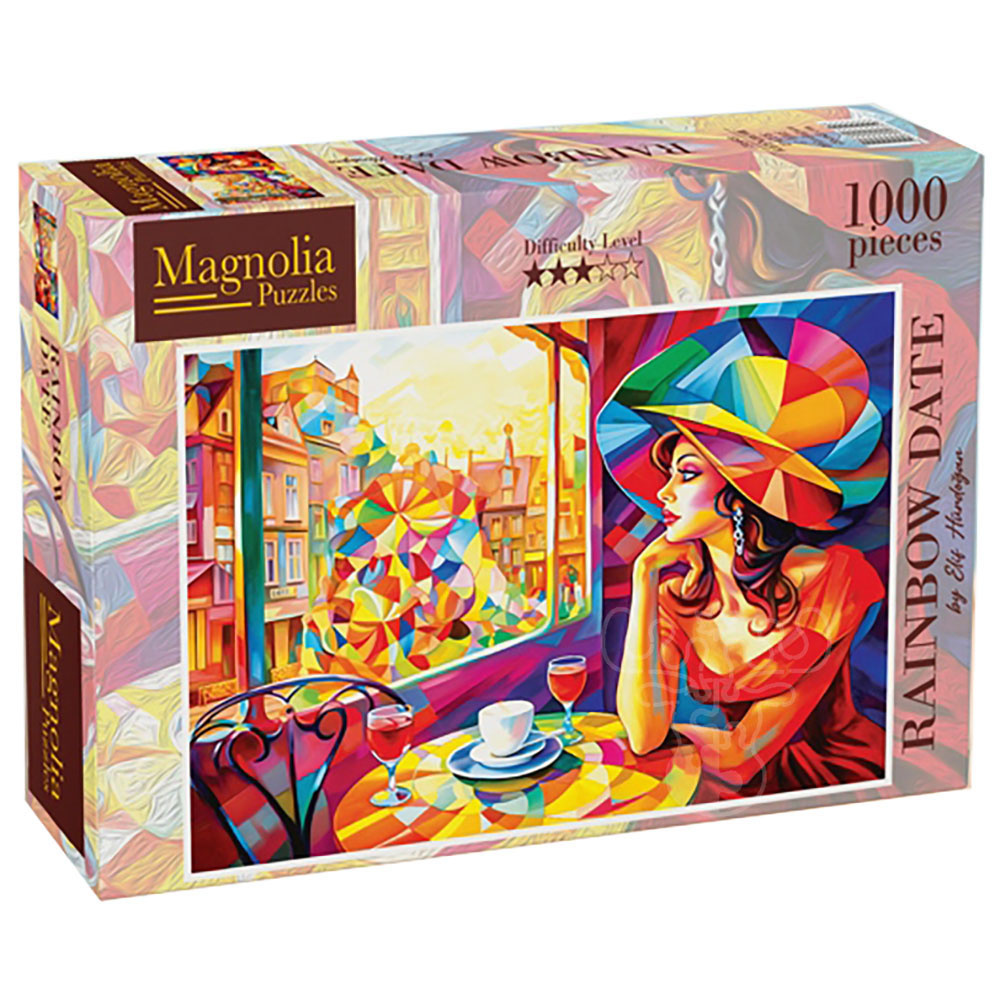 Magnolia Rainbow Date Puzzle 1000pcs - Puzzles Canada