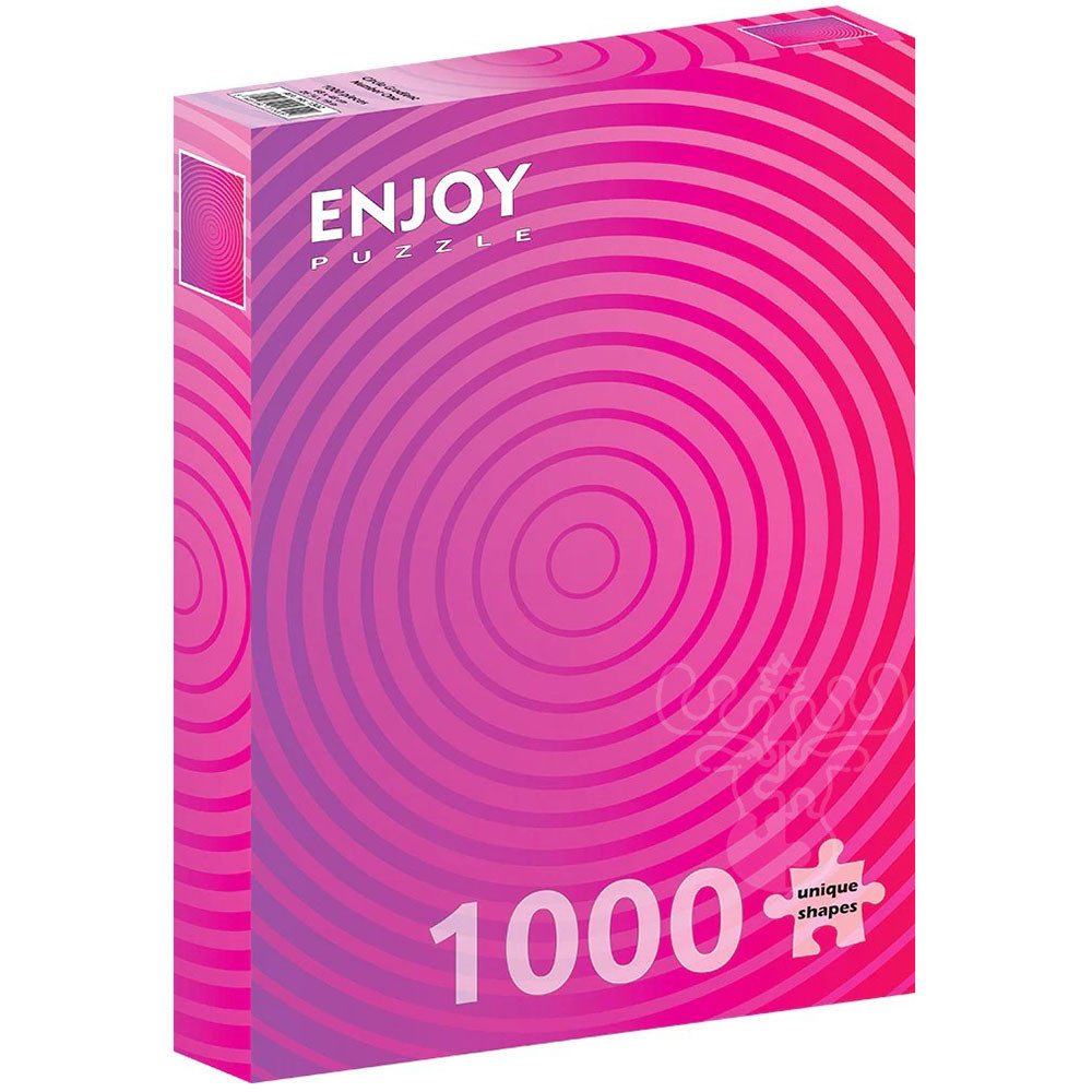 Enjoy Circle Gradient Number One Puzzle 1000pcs - Puzzles Canada
