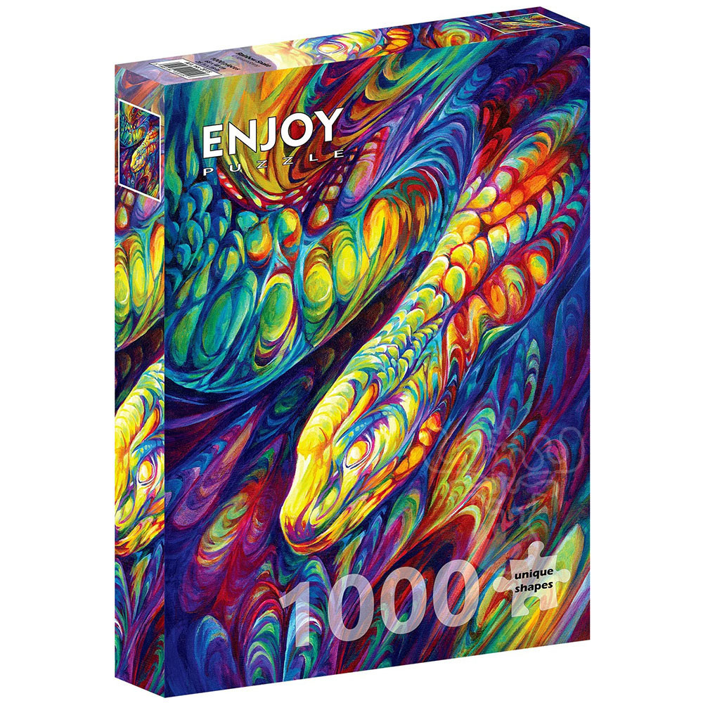 Enjoy Rainbow Snake Puzzle 1000pcs - Puzzles Canada