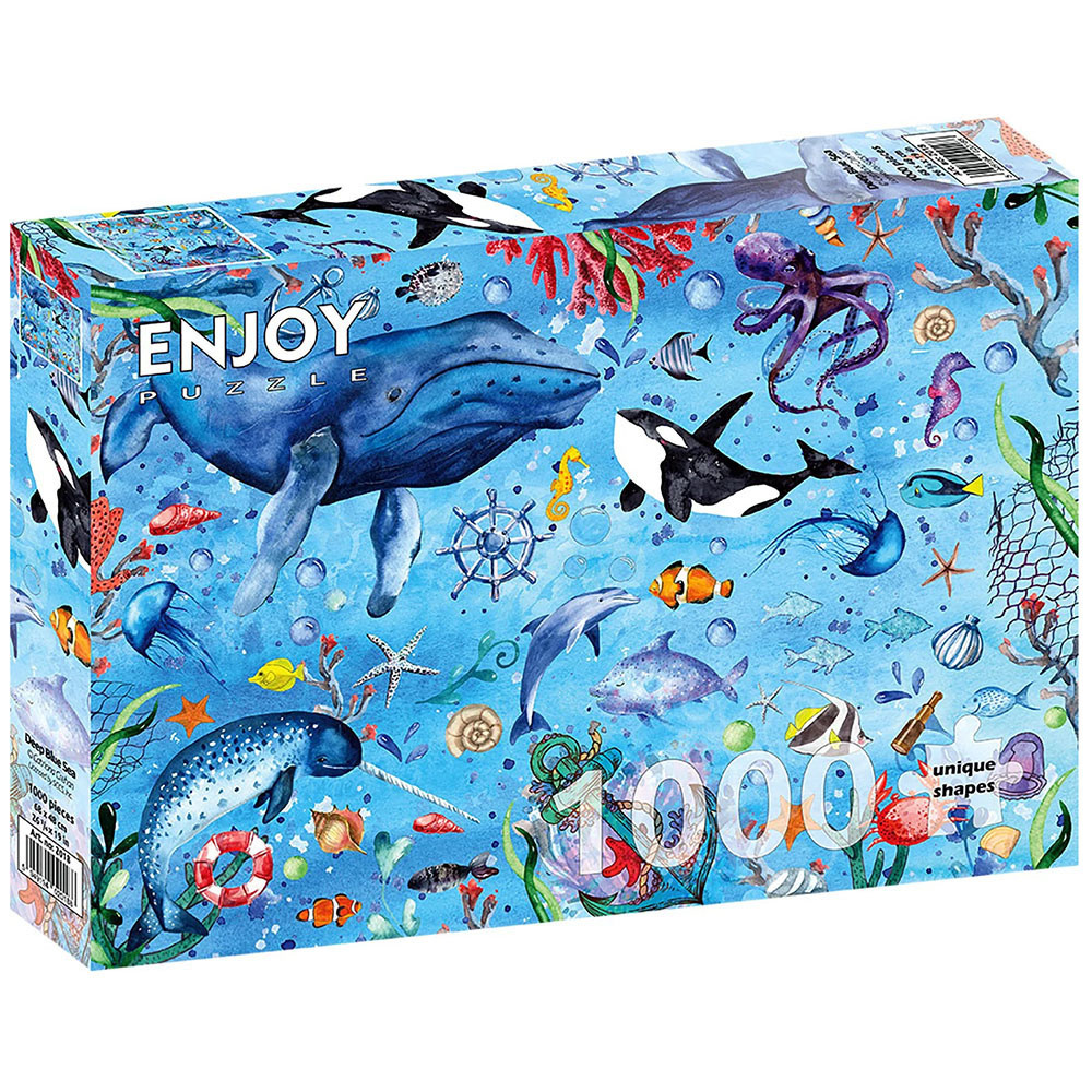Enjoy Deep Blue Sea Puzzle 1000pcs - Puzzles Canada