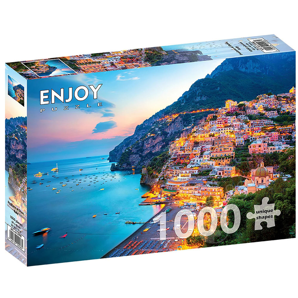 Enjoy Positano at Dusk, Italy Puzzle 1000pcs - Puzzles Canada