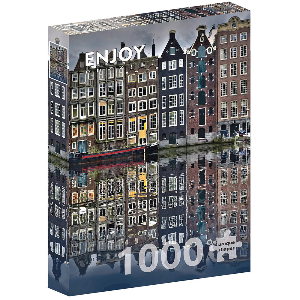 Enjoy Amsterdam Houses Puzzle 1000pcs - Puzzles Canada