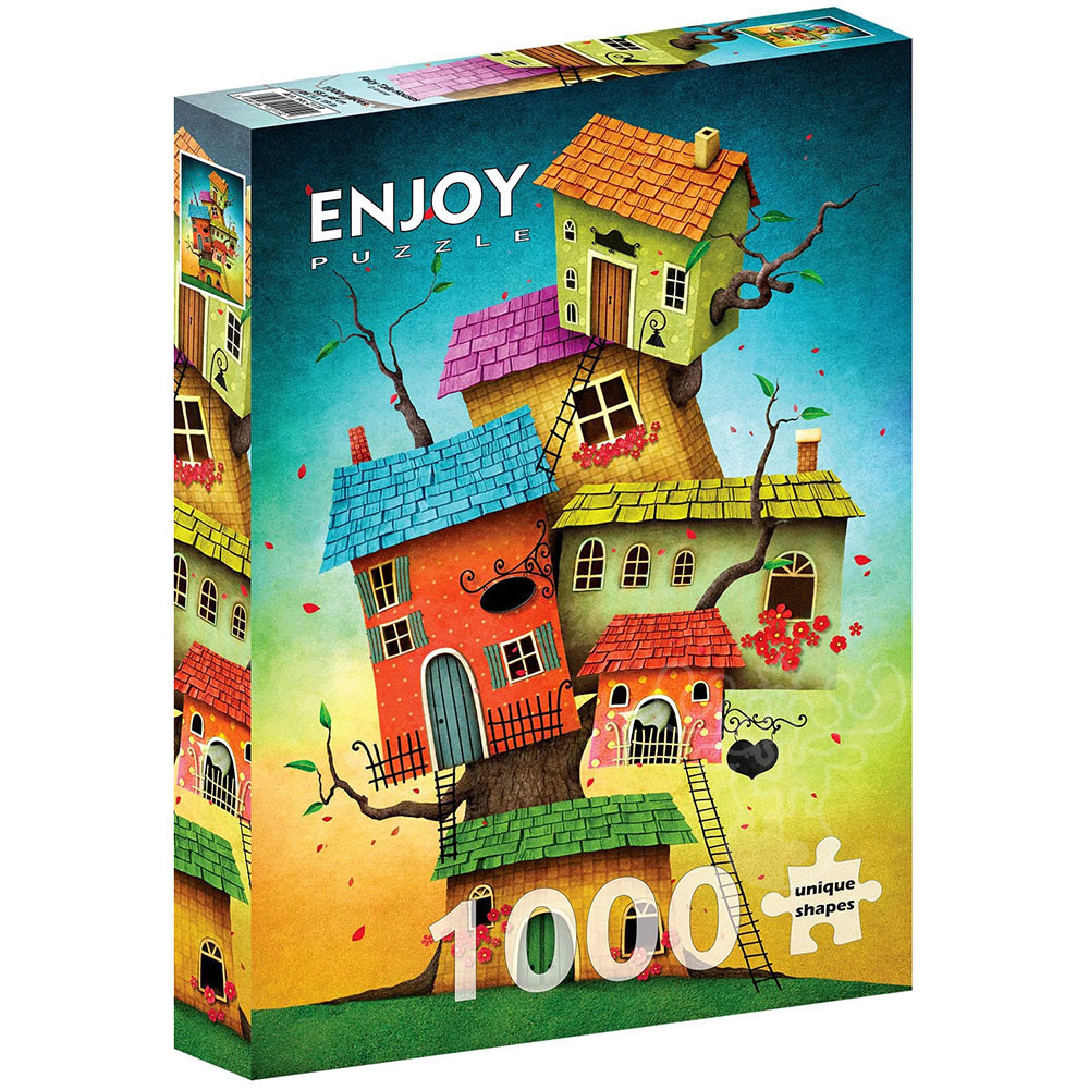 Enjoy Fairy Tale Houses Puzzle 1000pcs - Puzzles Canada