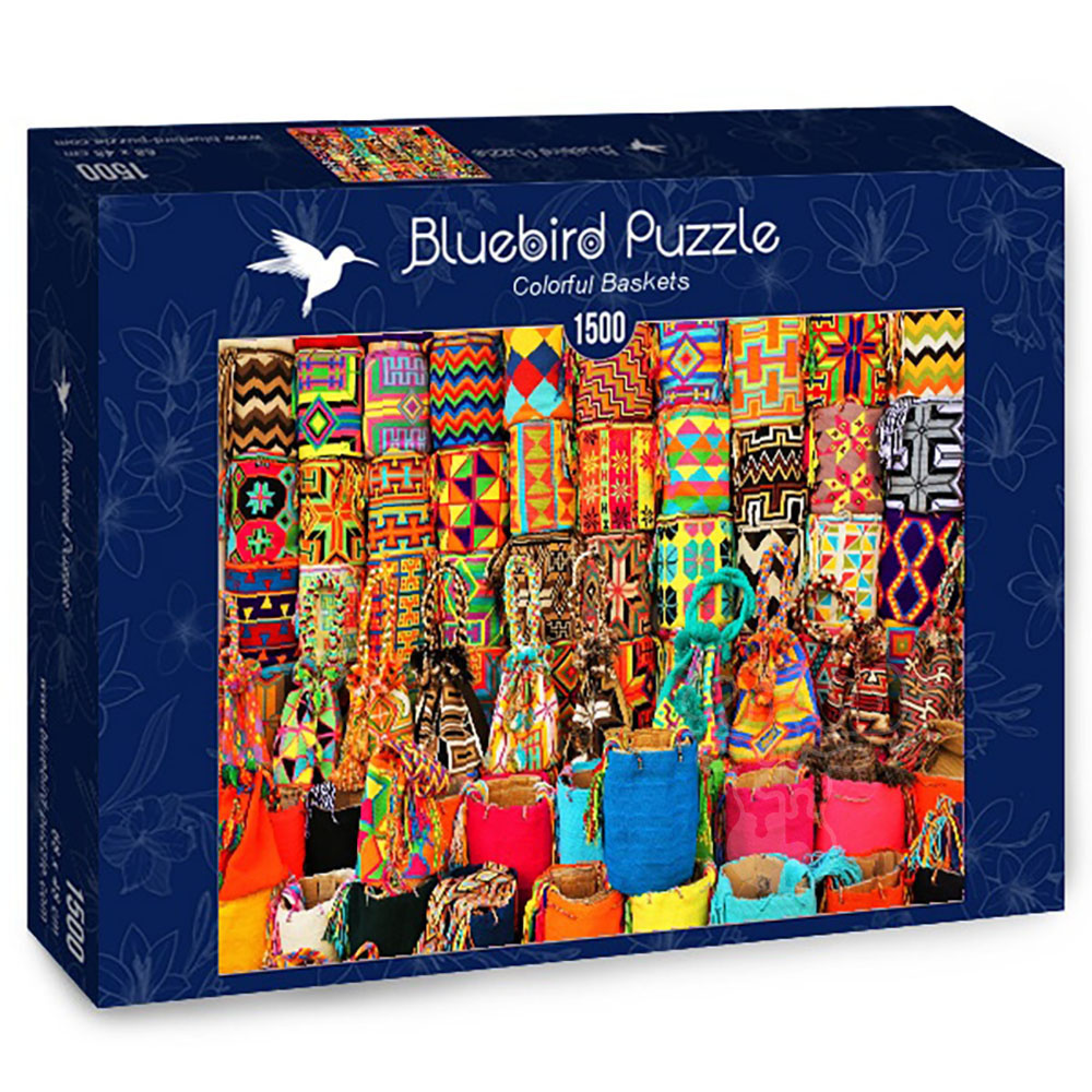 Bluebird Colorful Baskets Puzzle 1500pcs - Puzzles Canada
