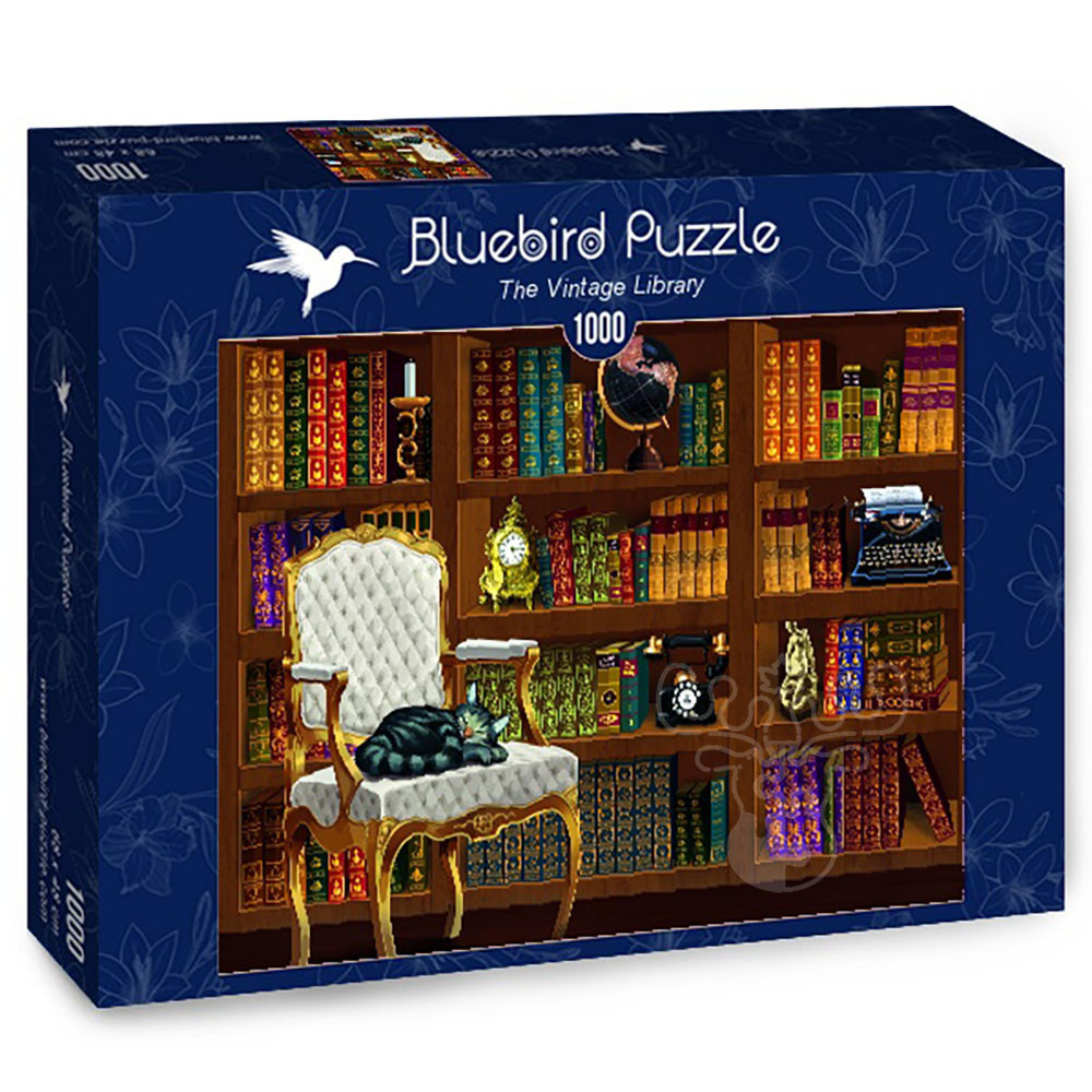 Bluebird The Vintage Library Puzzle 1000pcs - Puzzles Canada