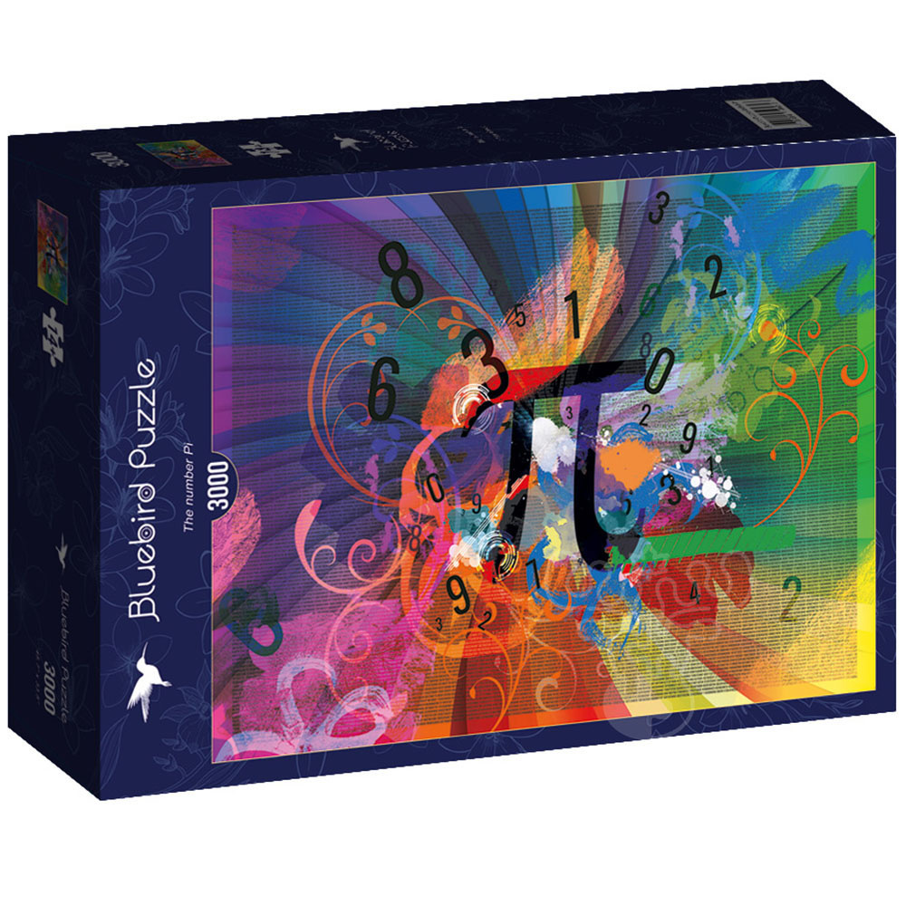 Bluebird The number Pi Puzzle 3000pcs - Puzzles Canada