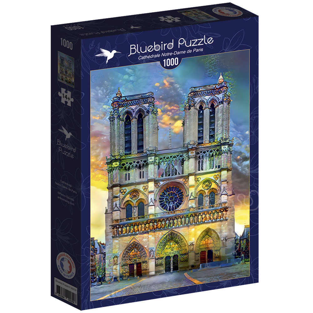 Bluebird Notre-Dame de Paris Cathedral Puzzle 1000pcs - Puzzles Canada