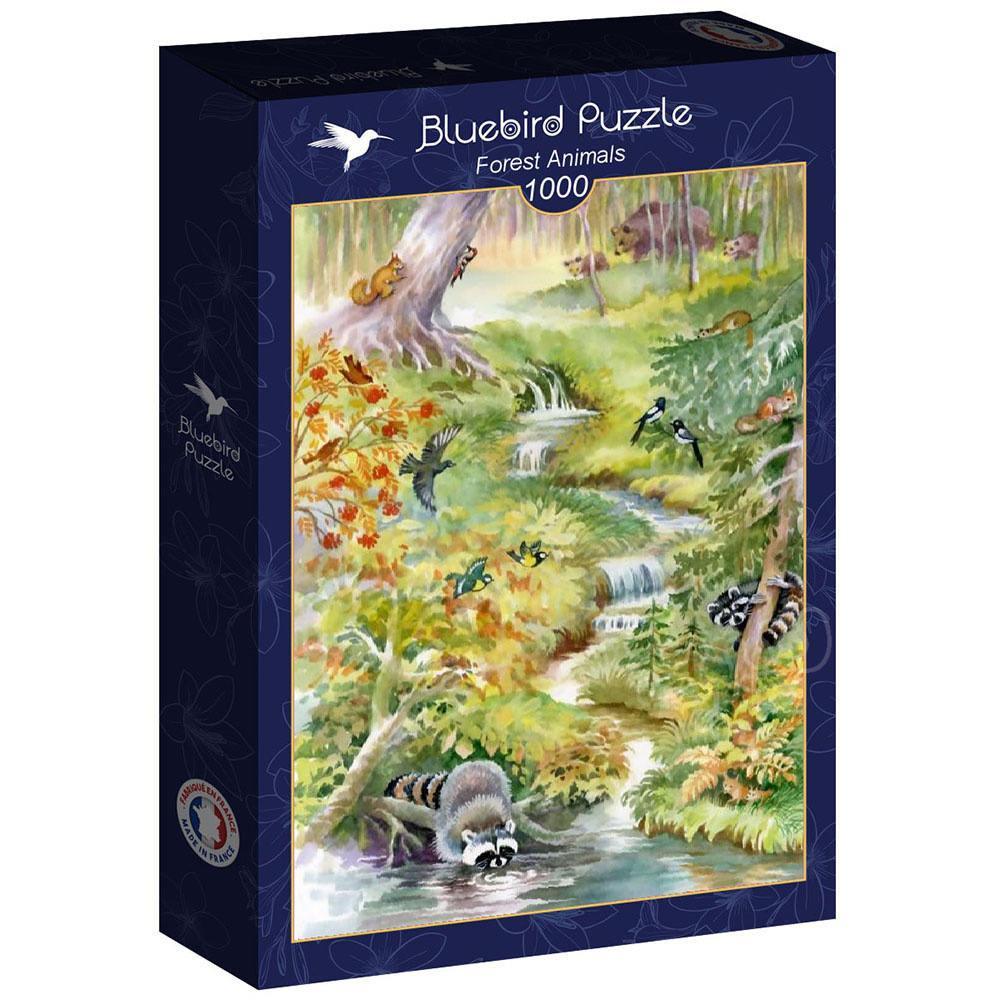 Bluebird Forest Animals Puzzle 1000pcs - Puzzles Canada