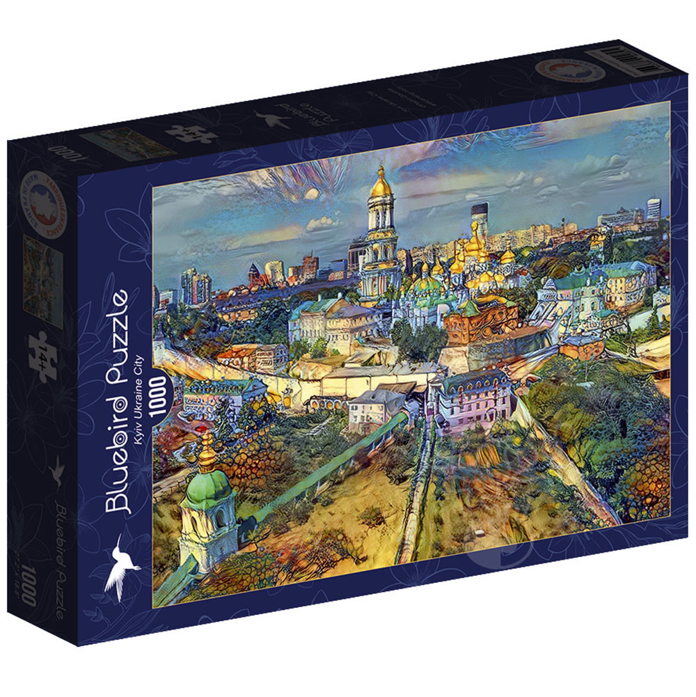 Bluebird Kyiv, Ukraine City Puzzle 1000pcs - Puzzles Canada
