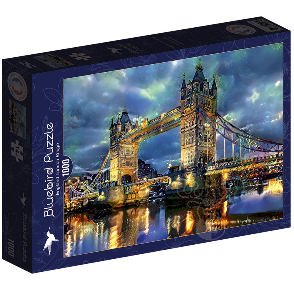 Bluebird Tower Bridge, England London Bridge Puzzle 1000pcs - Puzzles ...