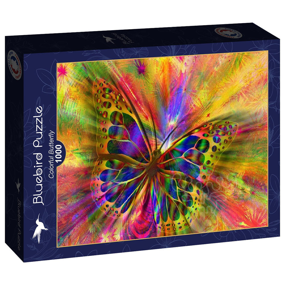 Bluebird Colorful Butterfly Puzzle 1000pcs - Puzzles Canada