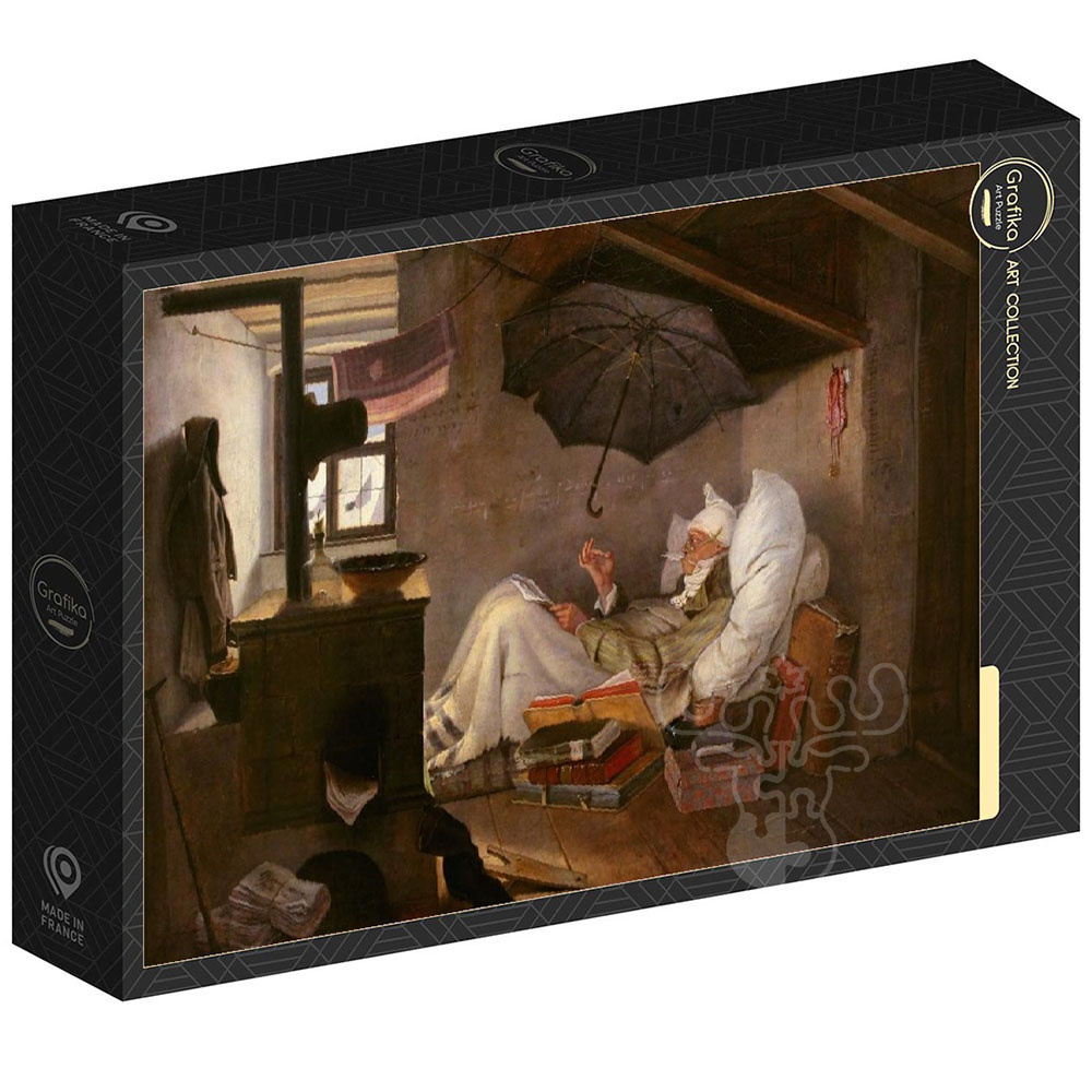 Grafika The Poor Poet, 1839 - Carl Spitzweg Puzzle 1000pcs - Puzzles Canada