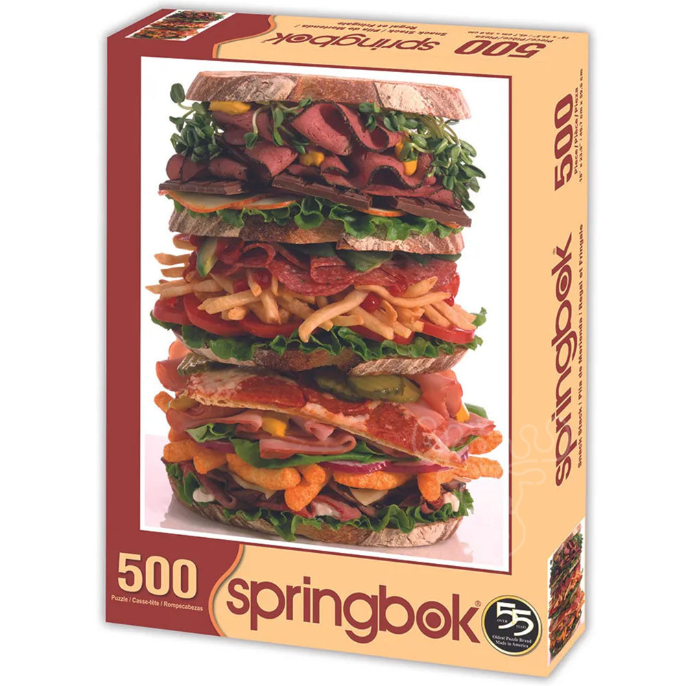 Springbok Snack Stack Puzzle 500pcs - Puzzles Canada
