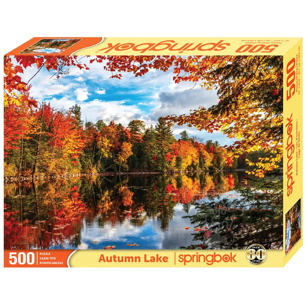 Springbok Autumn Lake Puzzle 500pcs - Puzzles Canada