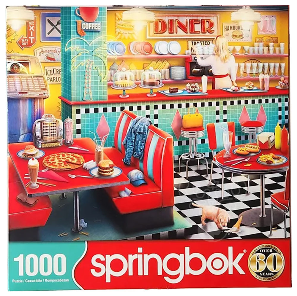 Springbok Diner Puzzle 1000pcs - Puzzles Canada