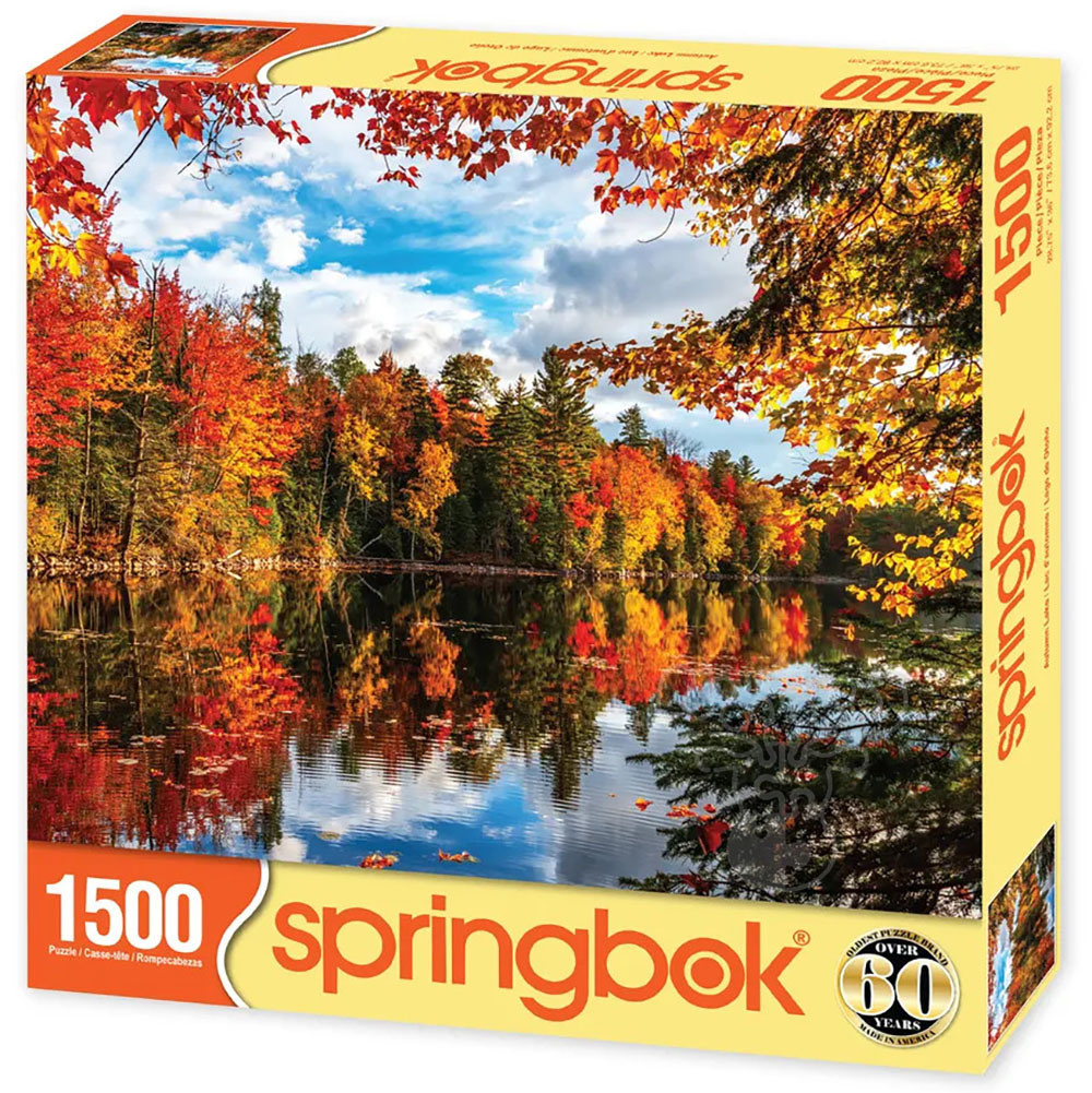 Springbok Autumn Lake Puzzle 1500pcs - Puzzles Canada