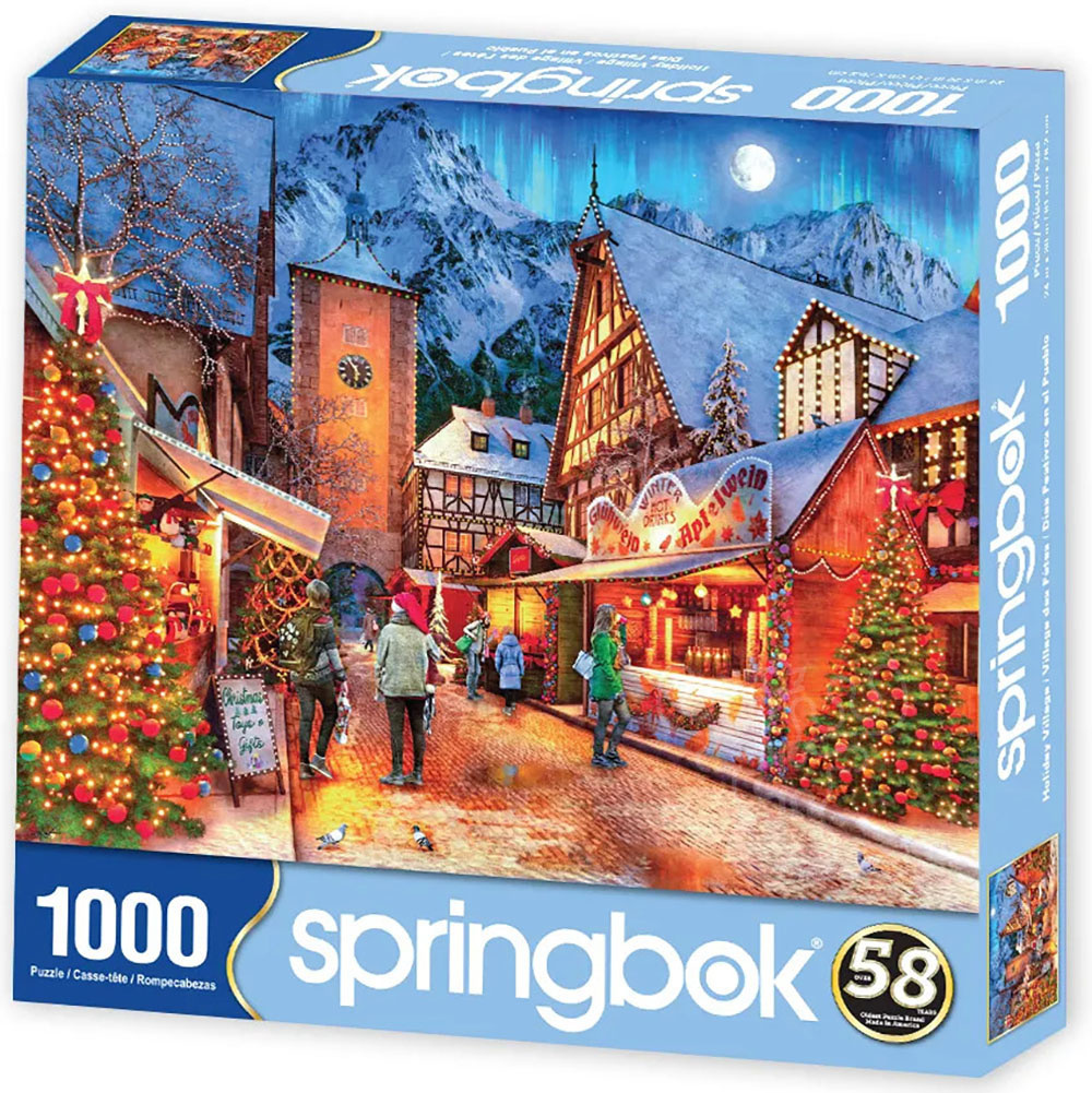 Springbok Holiday Village Puzzle 1000pcs - Puzzles Canada