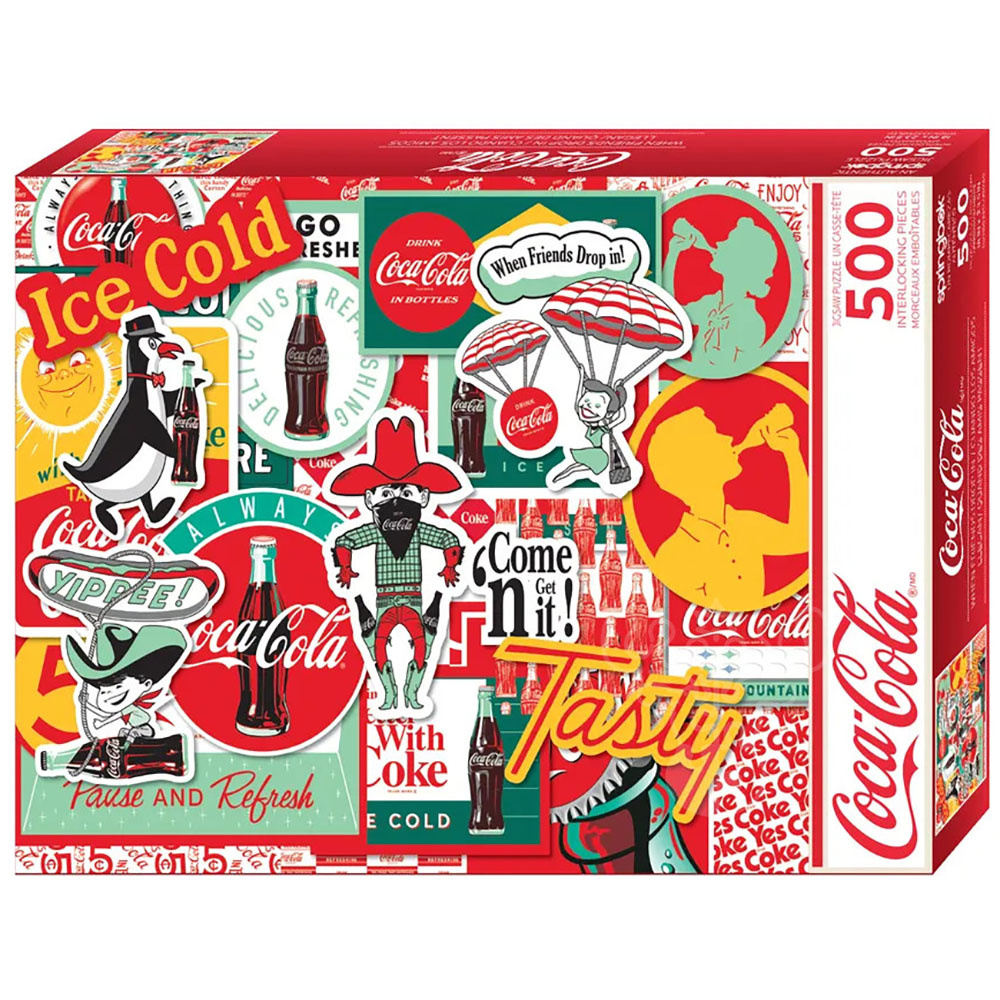 Springbok Coca-Cola When Friends Drop In Puzzle 500pcs - Puzzles Canada