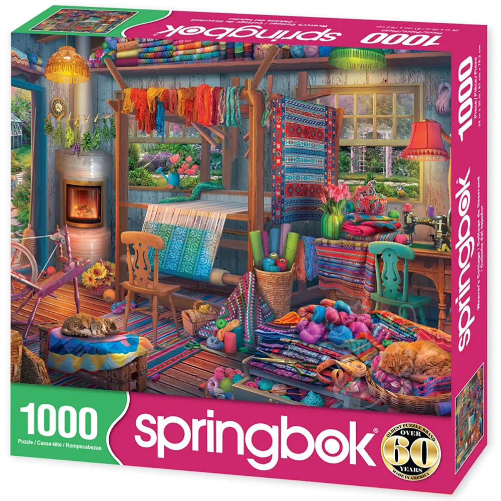 Springbok Weavers Cottage Puzzle 1000pcs - Puzzles Canada