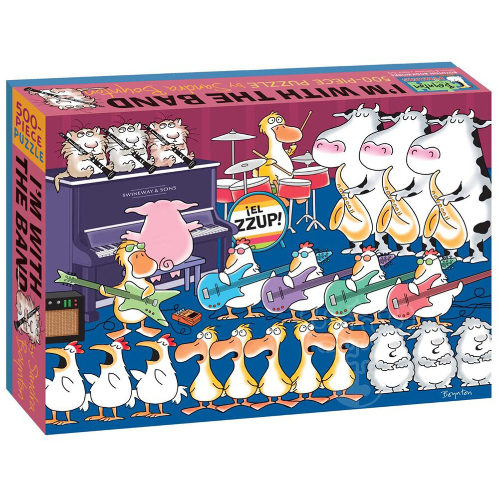 Boynton Sandra Boynton: I'm with the Band Puzzle 500pcs - Puzzles Canada