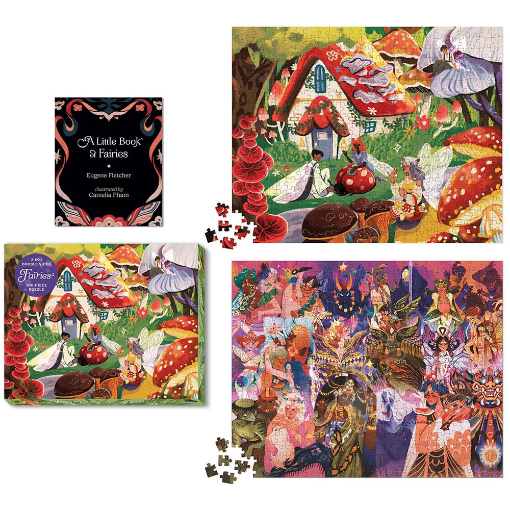 RP Studio Fairies 2-in-1 Double-Sided Puzzle 500pcs - Puzzles Canada