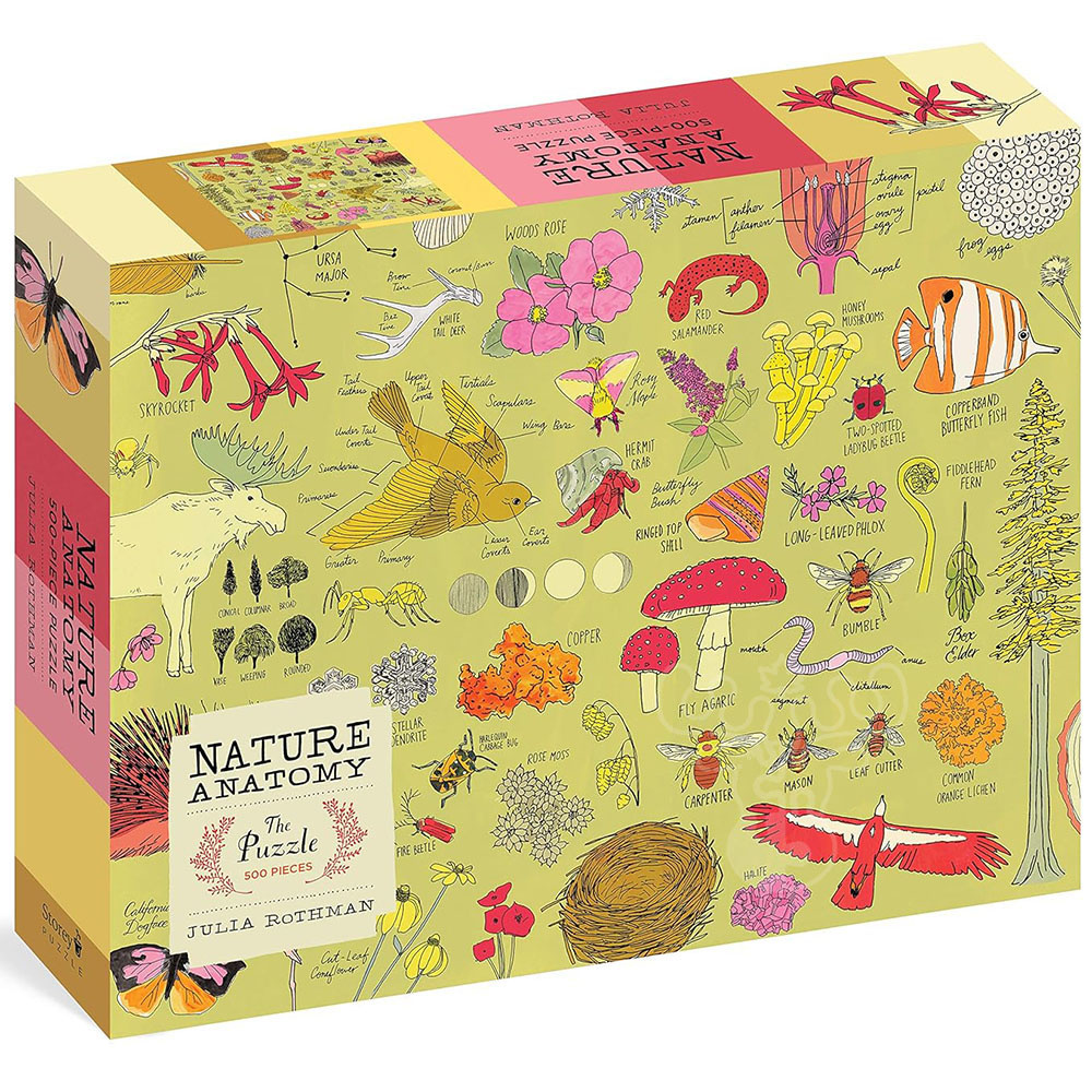 Storey Nature Anatomy Puzzle 500pcs - Puzzles Canada