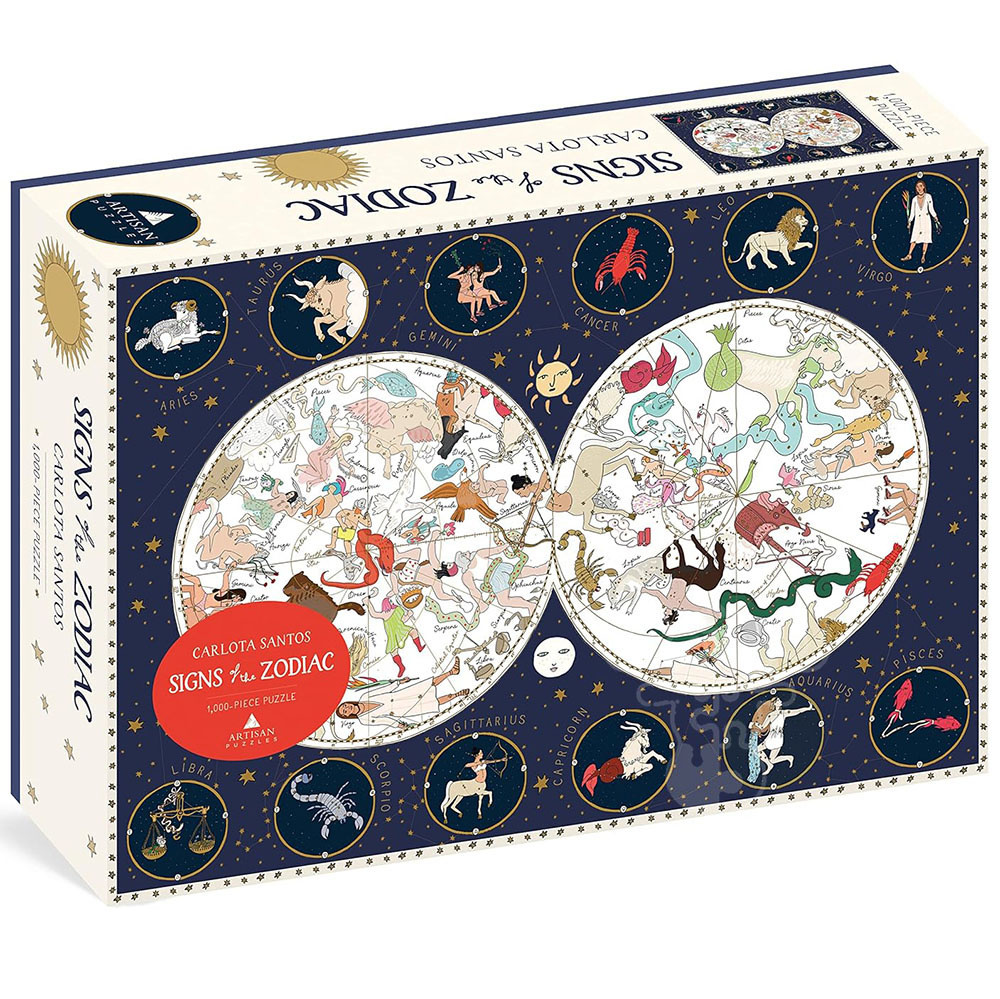 Artisan Signs Of The Zodiac Puzzle 1000pcs - Puzzles Canada