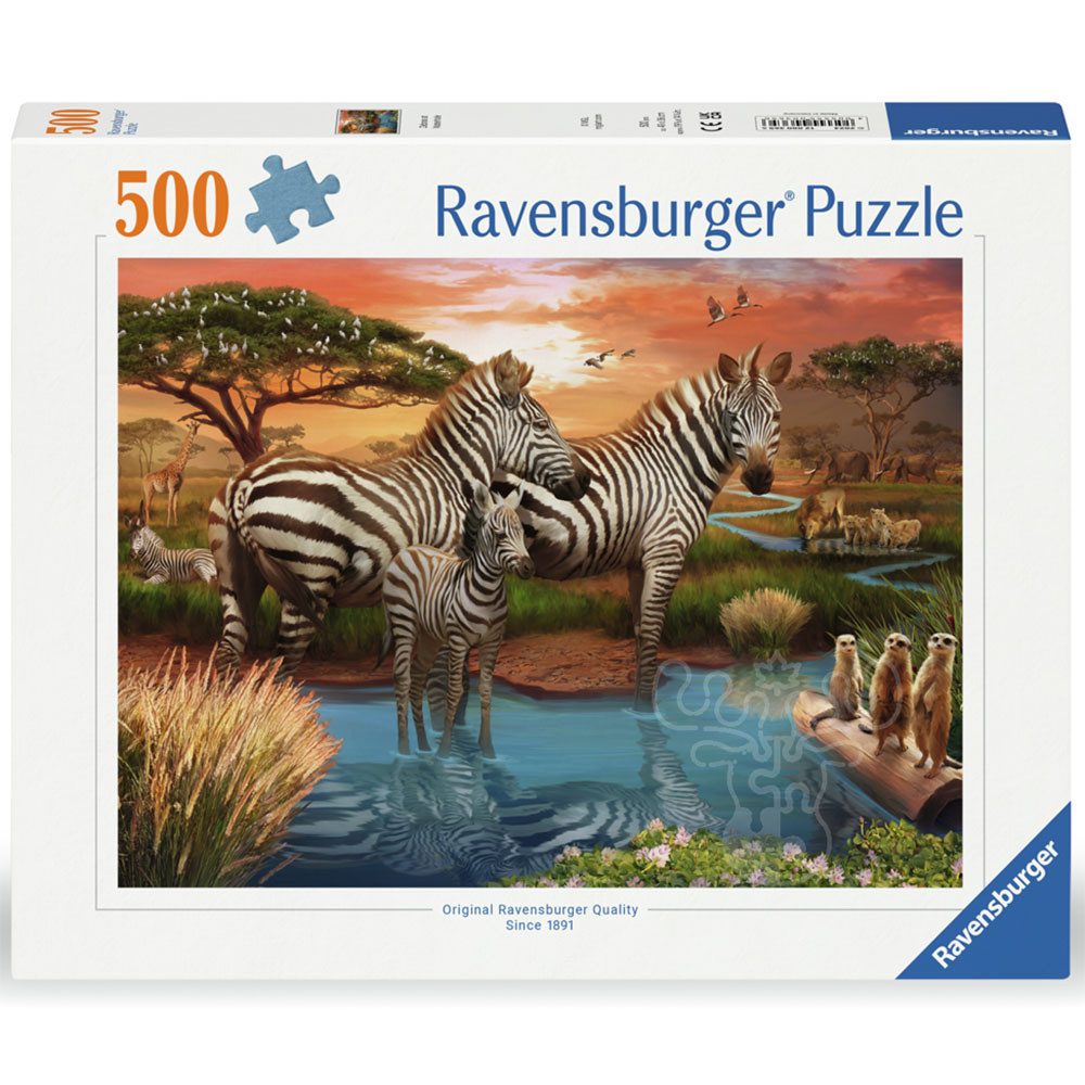 Ravensburger Zebra Puzzle 500pcs - Puzzles Canada