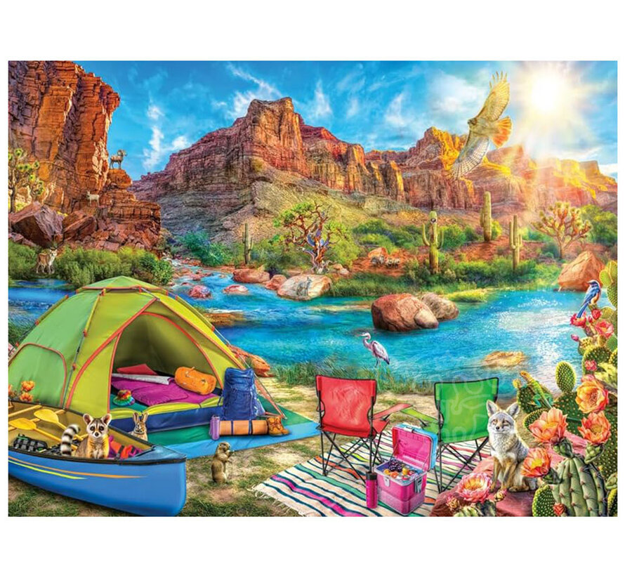 Ravensburger Canyon Camping Puzzle 1500pcs - Puzzles Canada