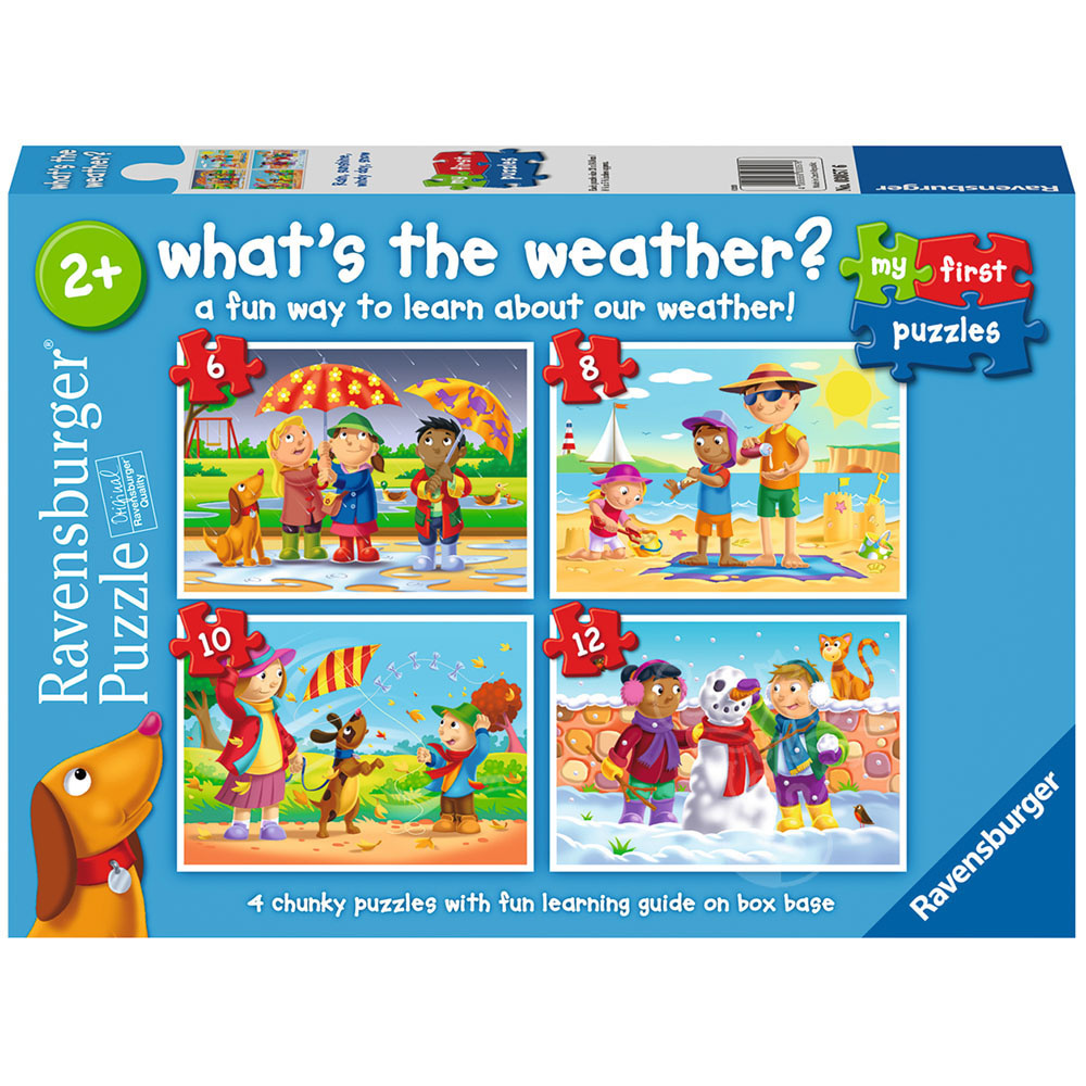 Ravensburger My First Puzzle: What's the Weather Puzzle 6, 8, 10, 12 ...