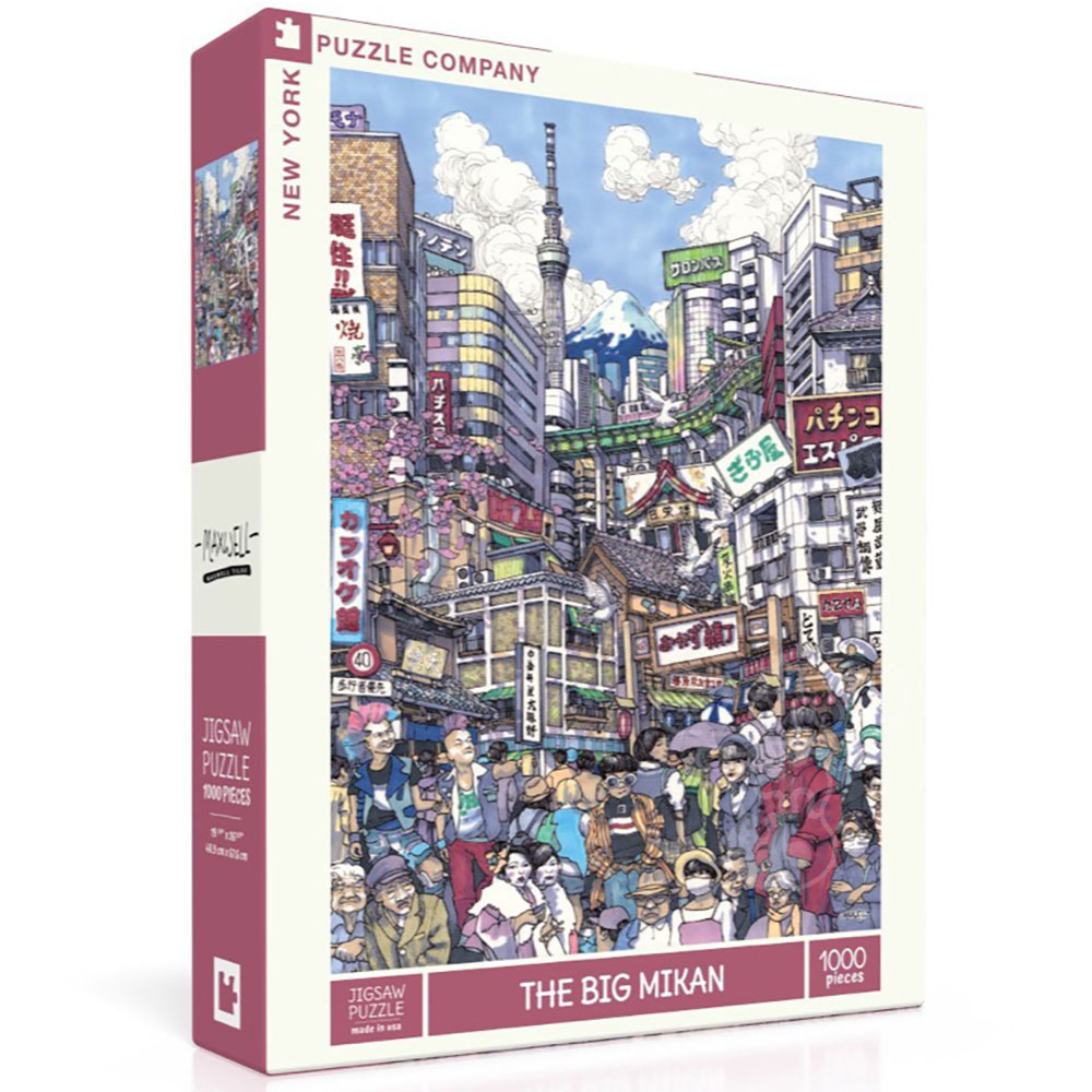 New York Puzzle Co. Max Tilse: The Big Mikan Puzzle 1000pcs - Puzzles ...