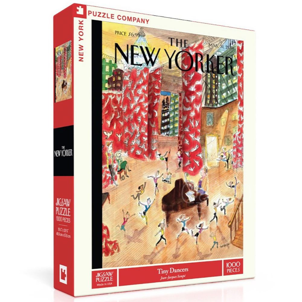 New York Puzzle Co. The New Yorker: Tiny Dancers Puzzle 1000pcs ...