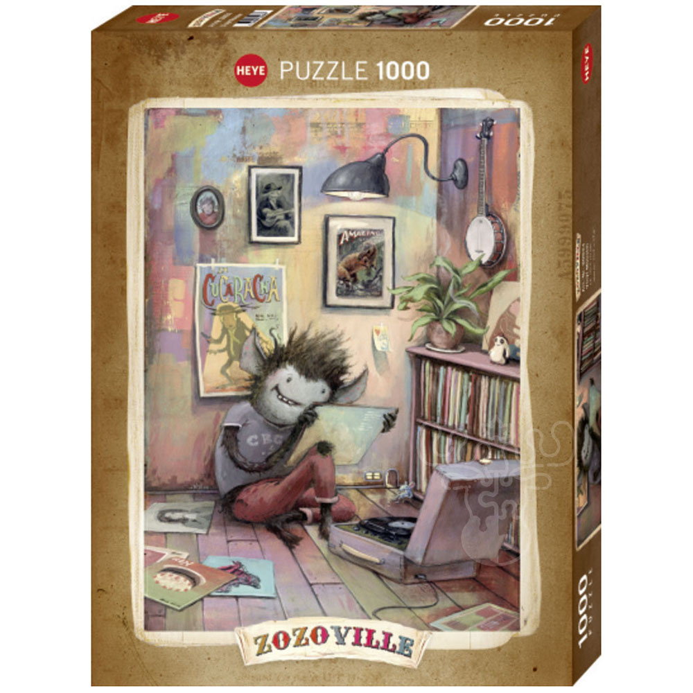 Heye Zozoville Vinyl Monster Puzzle 1000pcs - Puzzles Canada