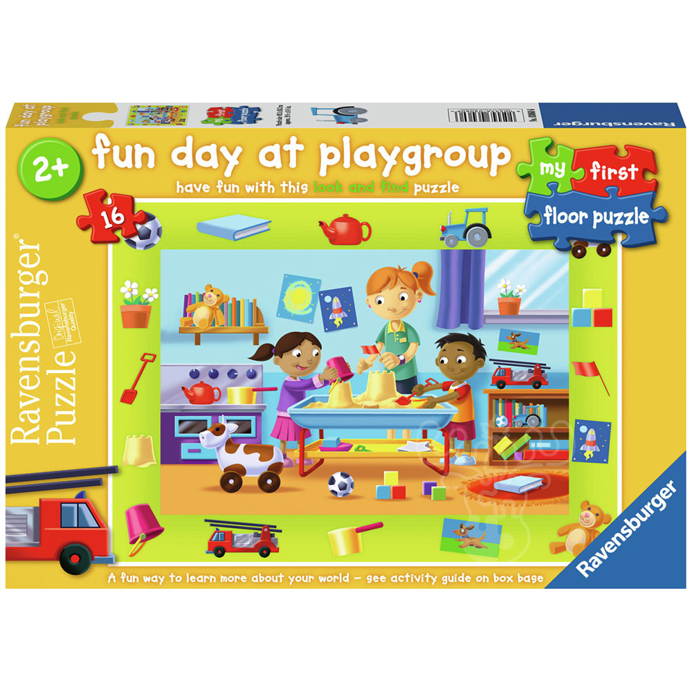 Ravensburger My First Puzzle: Fun Day at Playgroup Floor Puzzle 16pcs ...