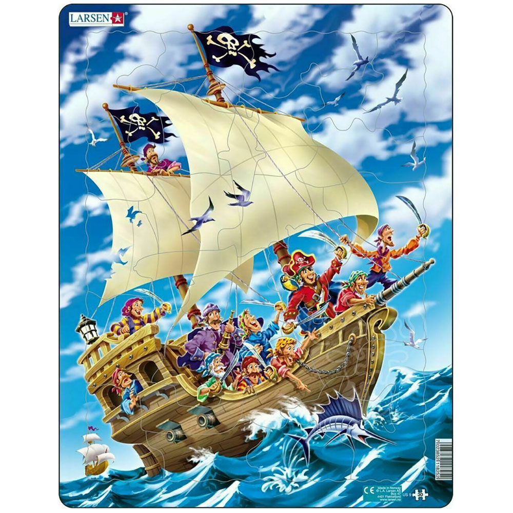 Larsen Pirates Tray Puzzle 30pcs - Puzzles Canada