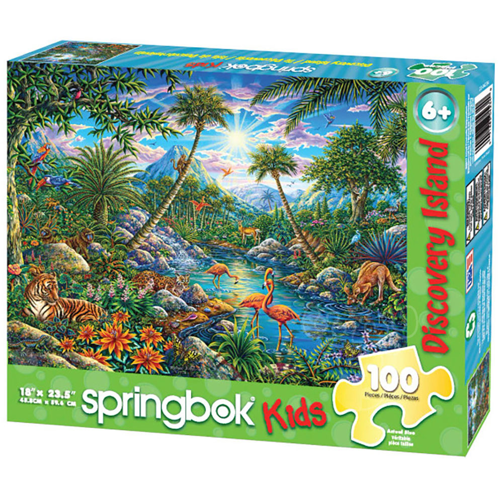 Springbok Discovery Island Puzzle 100pcs - Puzzles Canada