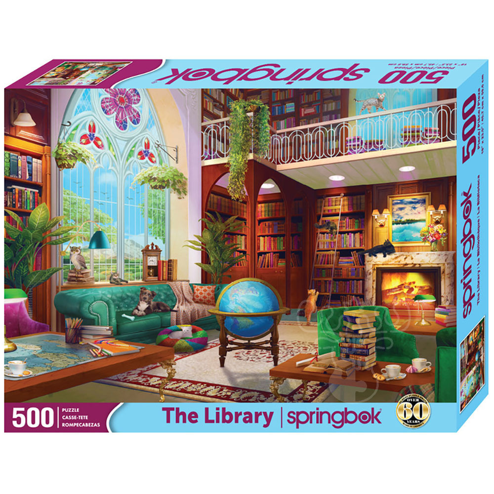 Springbok The Library Puzzle 500pcs - Puzzles Canada