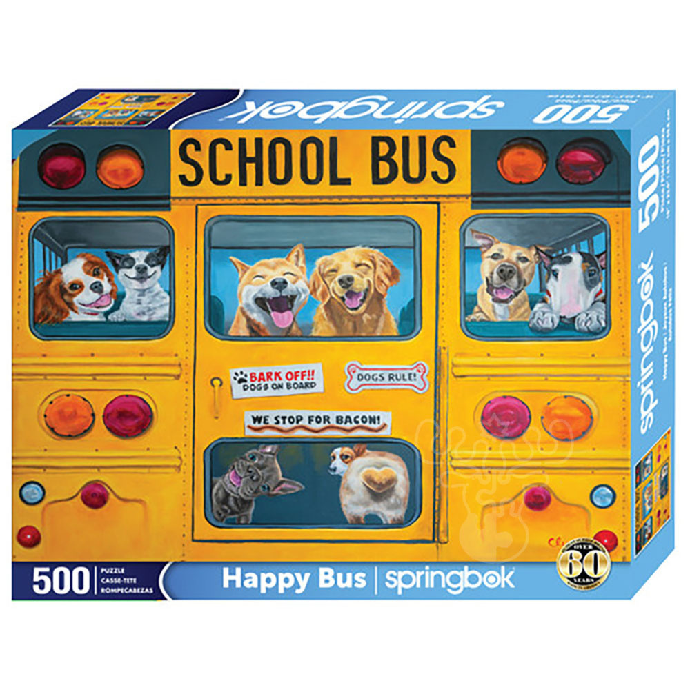Springbok Happy Bus Puzzle 500pcs - Puzzles Canada
