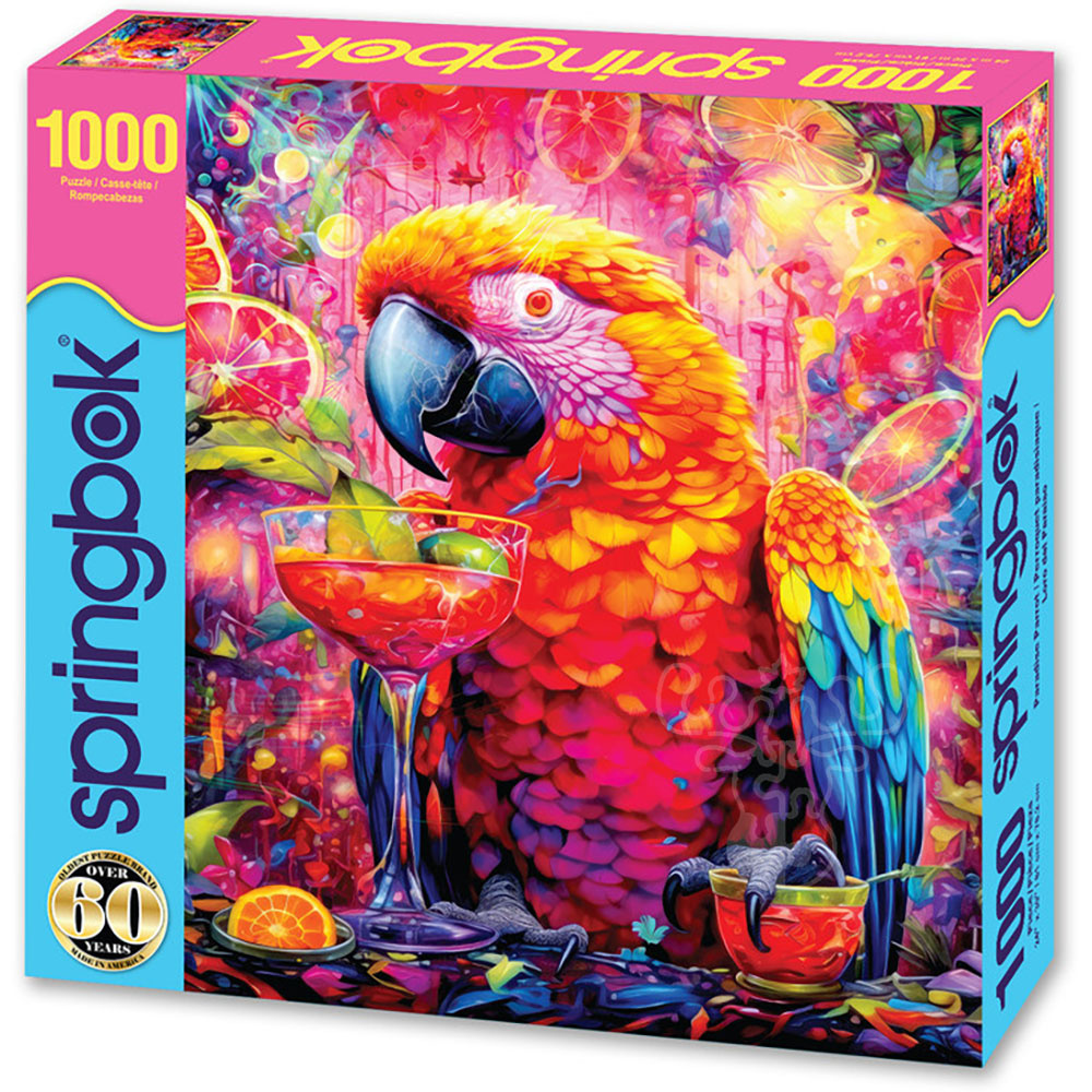 Springbok Paradise Parrot Puzzle 1000pcs - Puzzles Canada