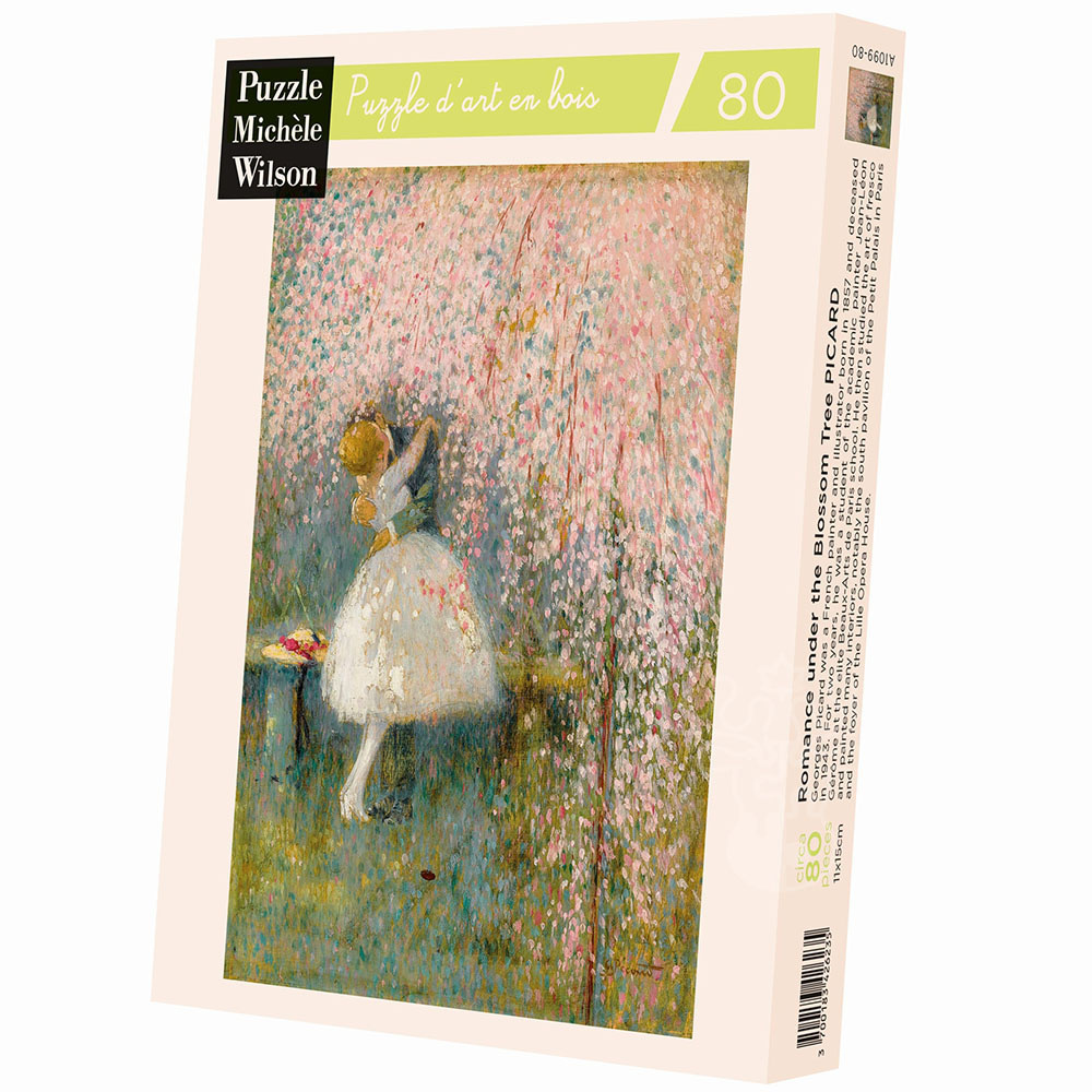 Michèle Wilson Picard: Romance Under the Blossom Tree Wood Puzzle 80pcs ...