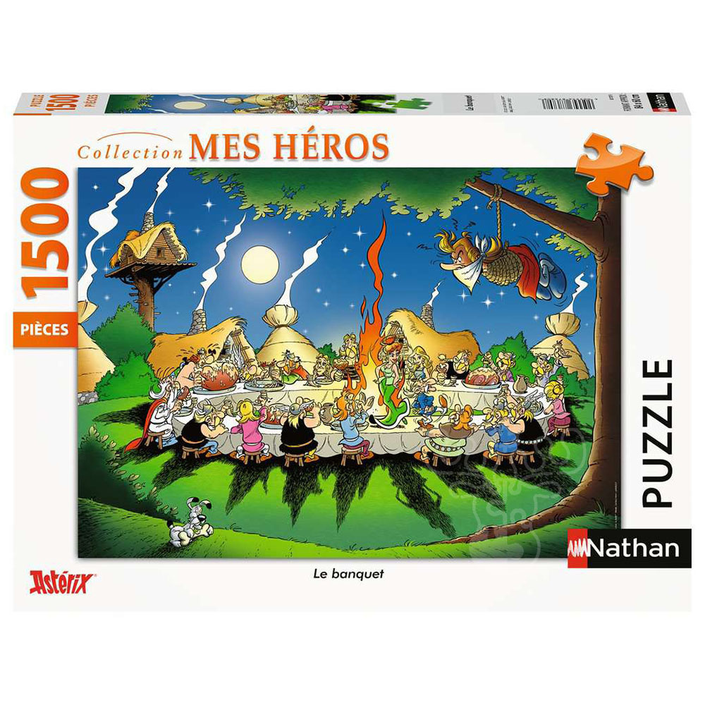 Nathan Astérix Le Banquet Puzzle 1500pcs - Puzzles Canada
