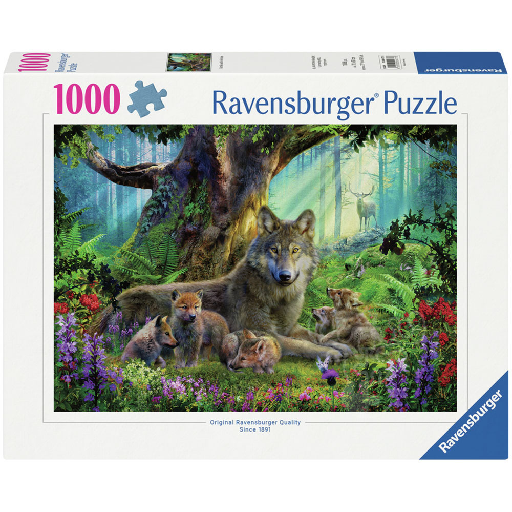 Ravensburger Wolves in the Forest Puzzle 1000pcs - Puzzles Canada