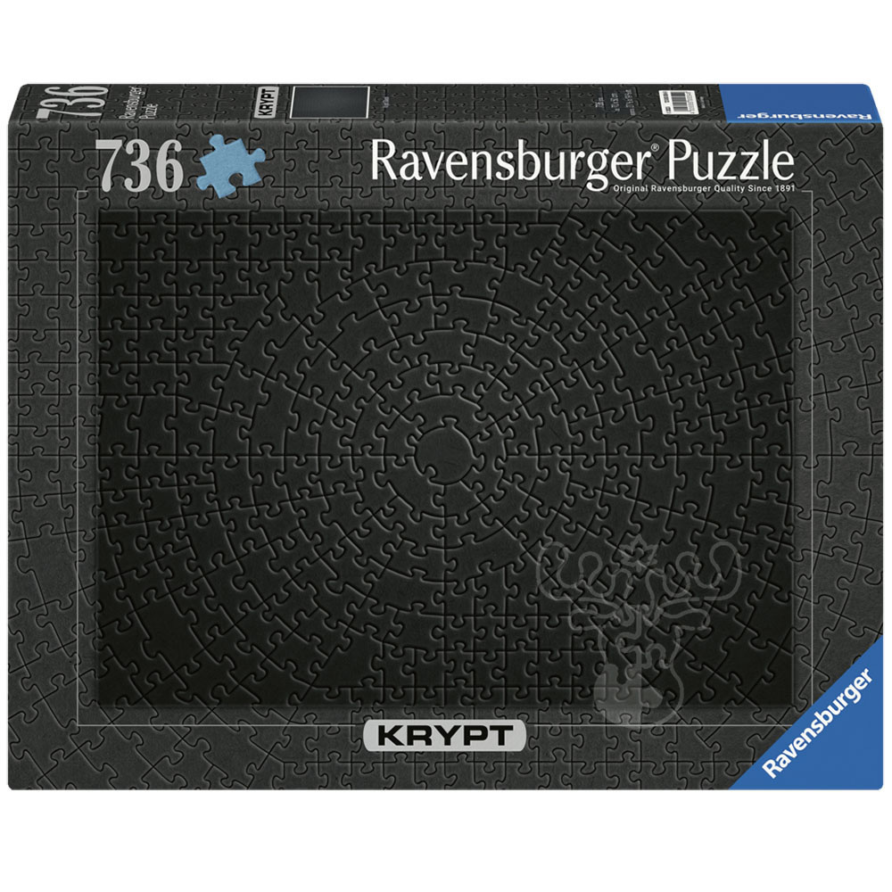 Ravensburger Krypt - Black Puzzle 736pcs - Puzzles Canada